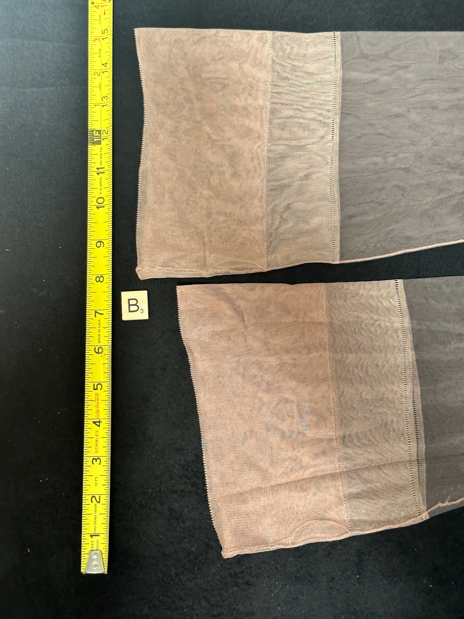 AUTHENTIC 1930s Silk Back Seam Stockings, REAL Mock Seam Stockings ...