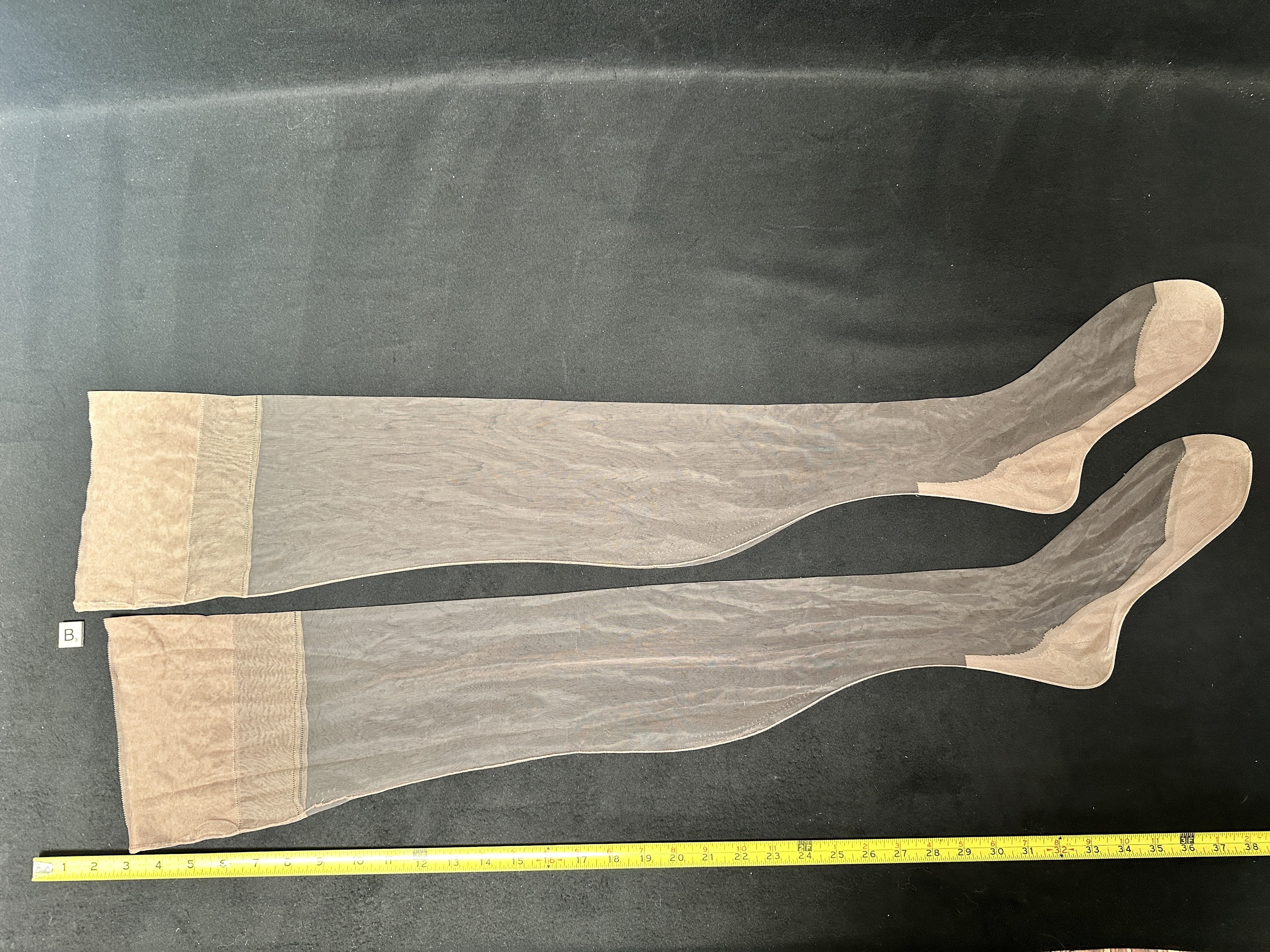 AUTHENTIC 1930’s Silk Back Seam Stockings, REAL Mock Seam Stockings ...