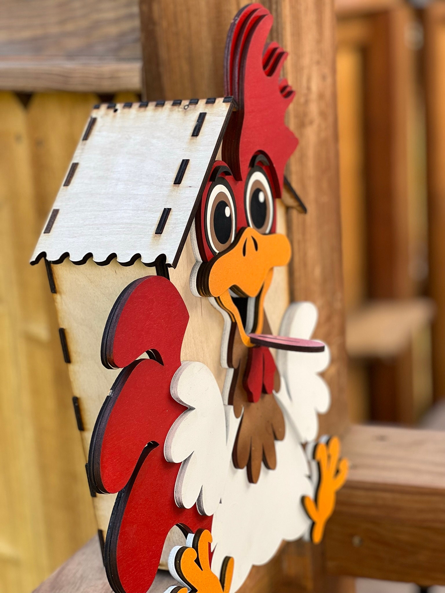Sassy Chicken Birdhouse SVG Digital Download Design Laser Cut Design - Etsy
