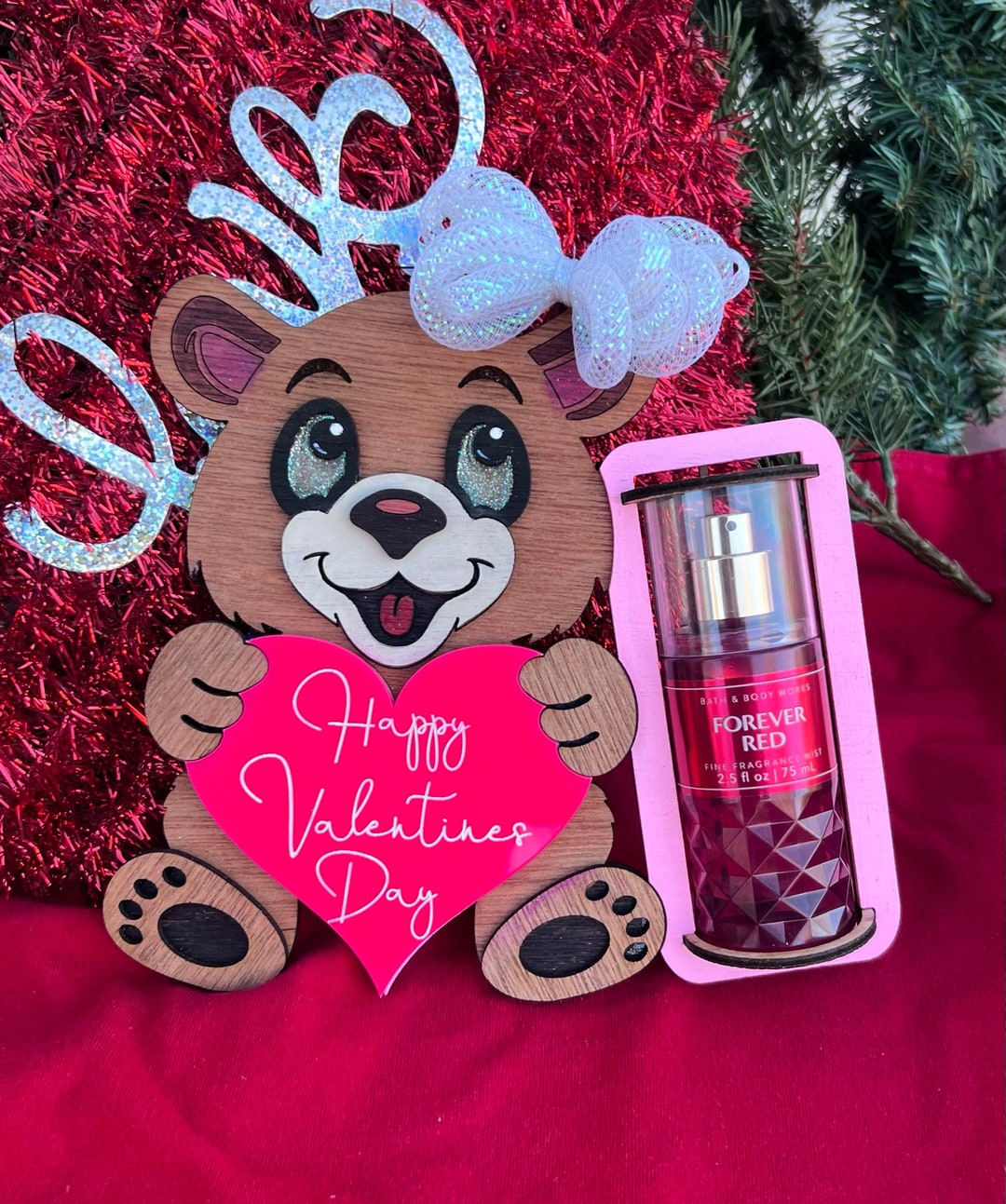Teddy Bear Perfume Holder Ornament Laser Cut File (digital Download) - Etsy