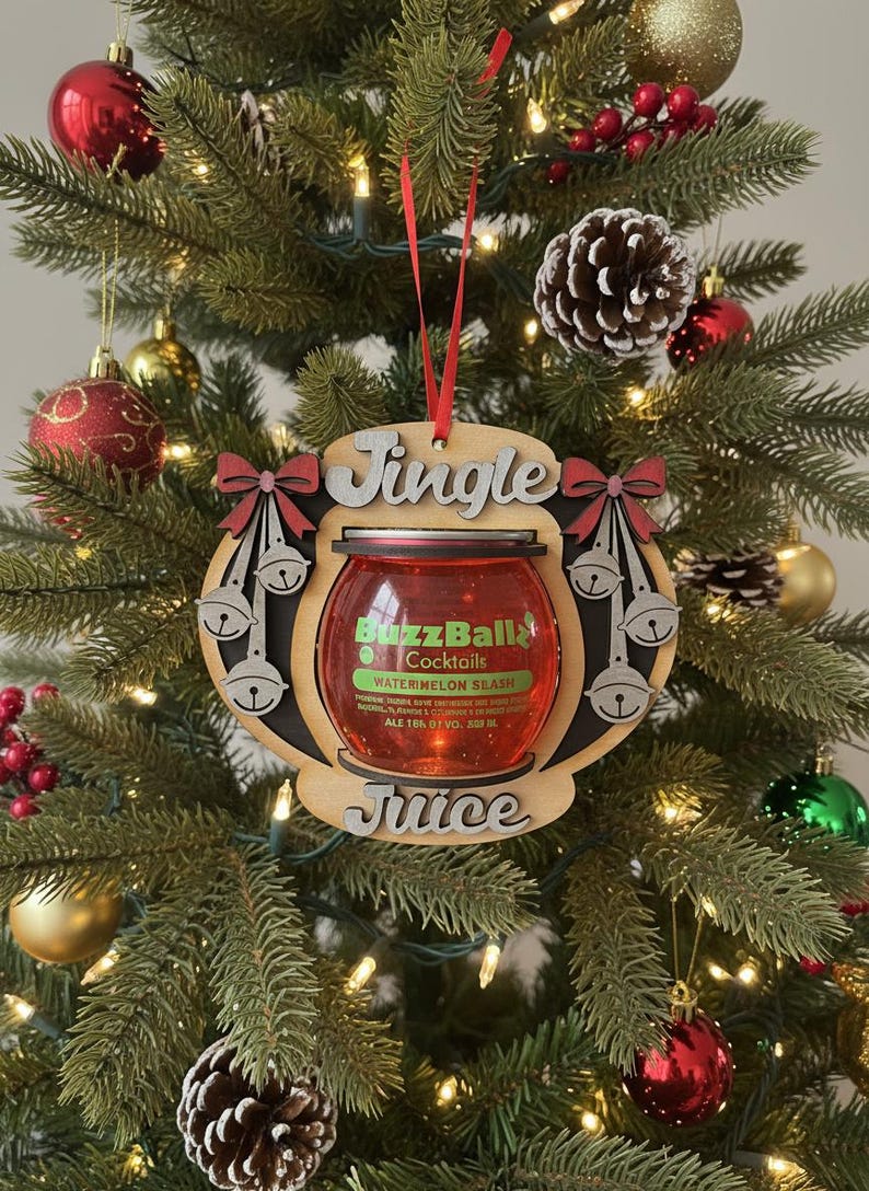 Jingle Juice B Uzz B All Christmas Ornament Shooter Digital Design File ...