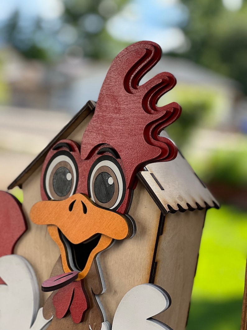 Sassy Chicken Birdhouse SVG Digital Download Design - Etsy