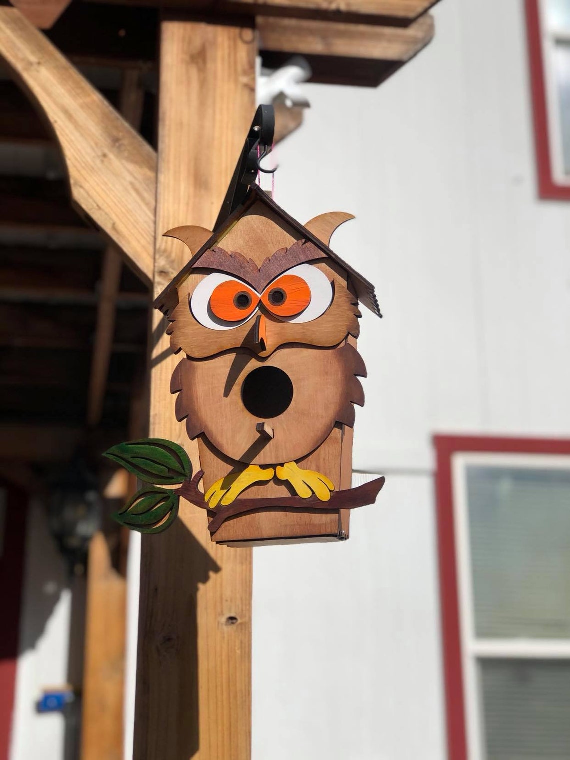 Owl Birdhouse SVG Digital File Only | Etsy