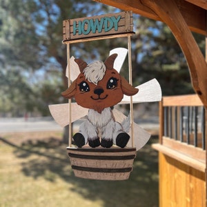 Gus the Goat Windspinner, Design File Only, No Products Shipped Wind ...