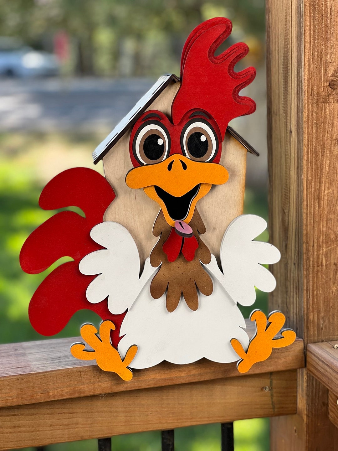 Sassy Chicken Birdhouse SVG Digital Download Design Laser Cut Design - Etsy
