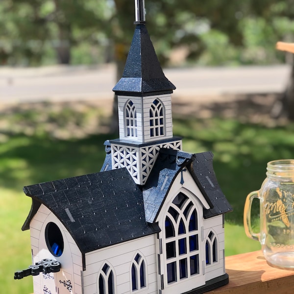 Church Bird House - Etsy