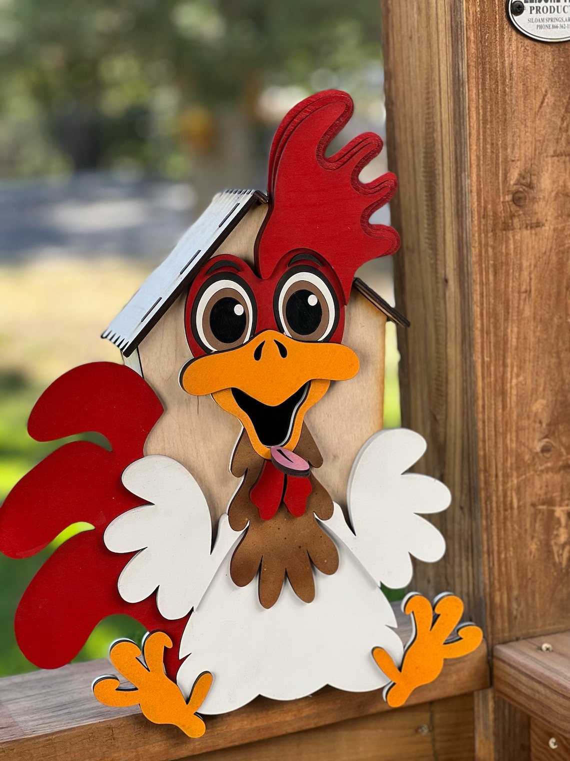 Sassy Chicken Birdhouse SVG Digital Download Design - Etsy