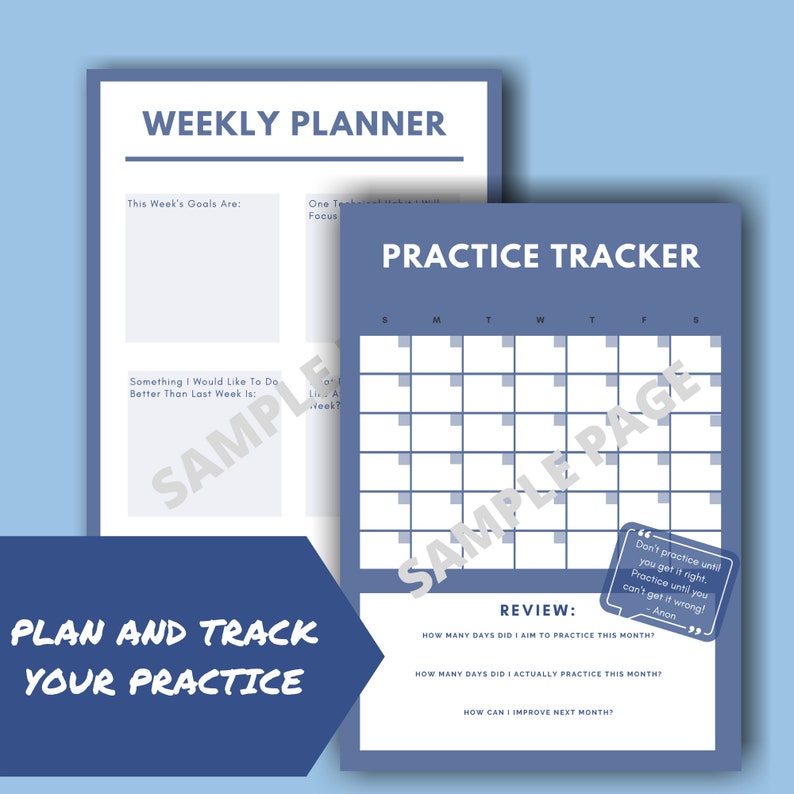The Mindful Musician Practice Journal - Etsy
