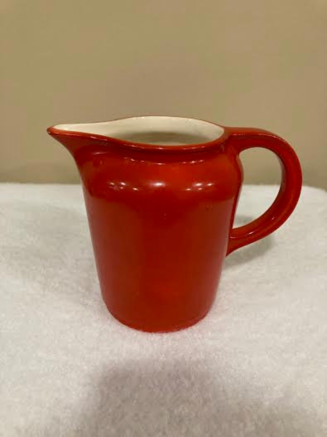 Bright Red Universal Cambridge Ovenproof Pitcher 1940-50s - Etsy
