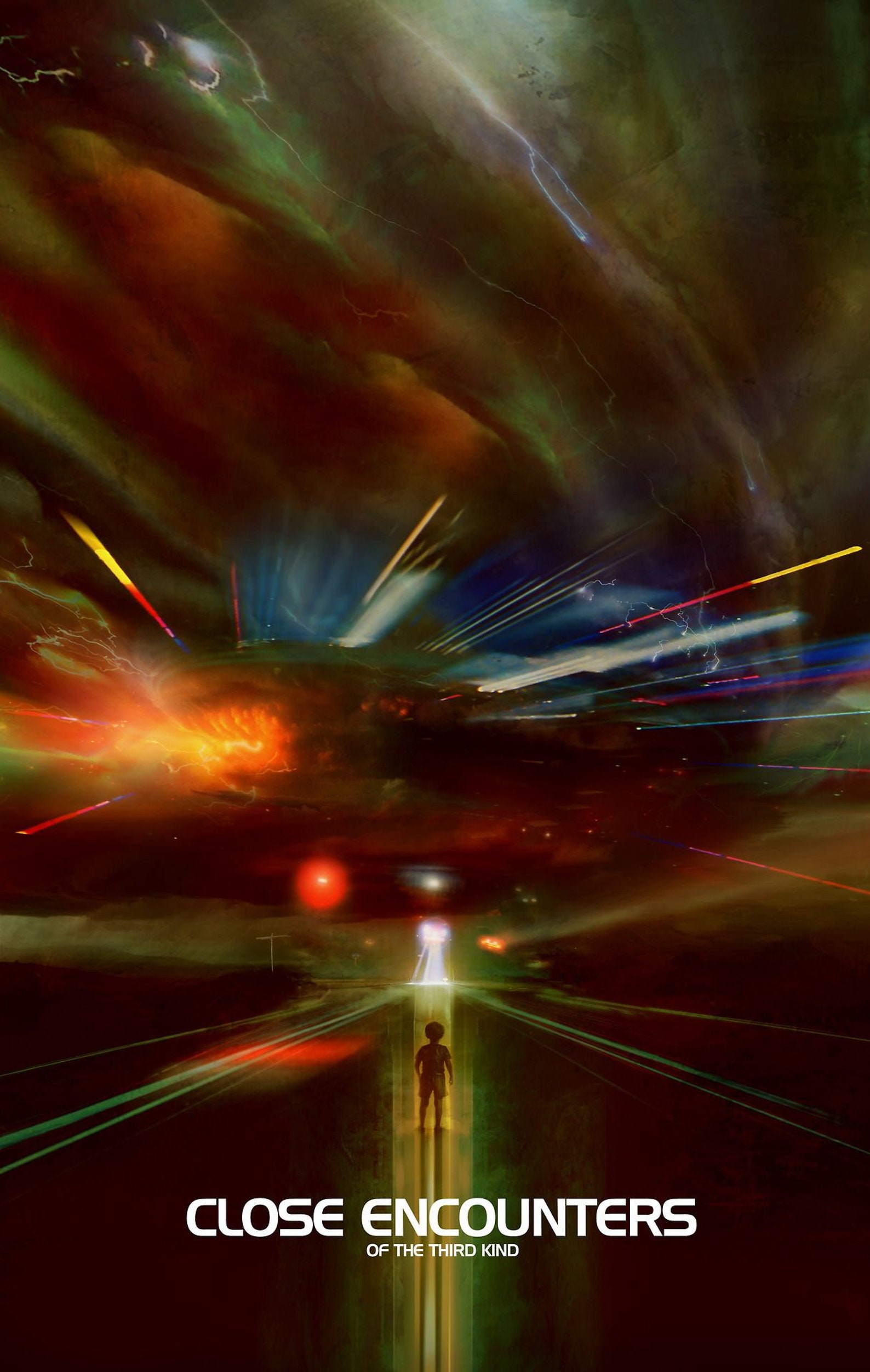 Close Encounters Movie Poster Print A1 A2 A3 A4 A5 A6-Home | Etsy