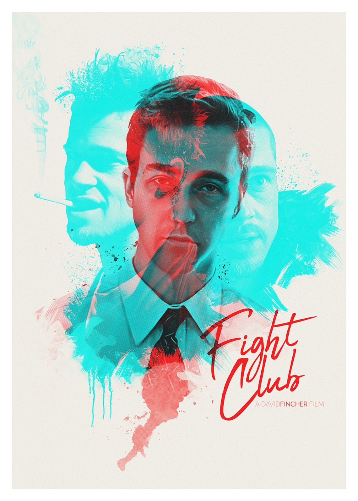 Fight Club Movie Poster Print A1 A2 A3 A4 A5 A6-Home Decor | Etsy