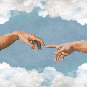 Renaissance Sky Poster Minimalism Art Canvas Print A1 A2 A3 A4 A5 A6 ...