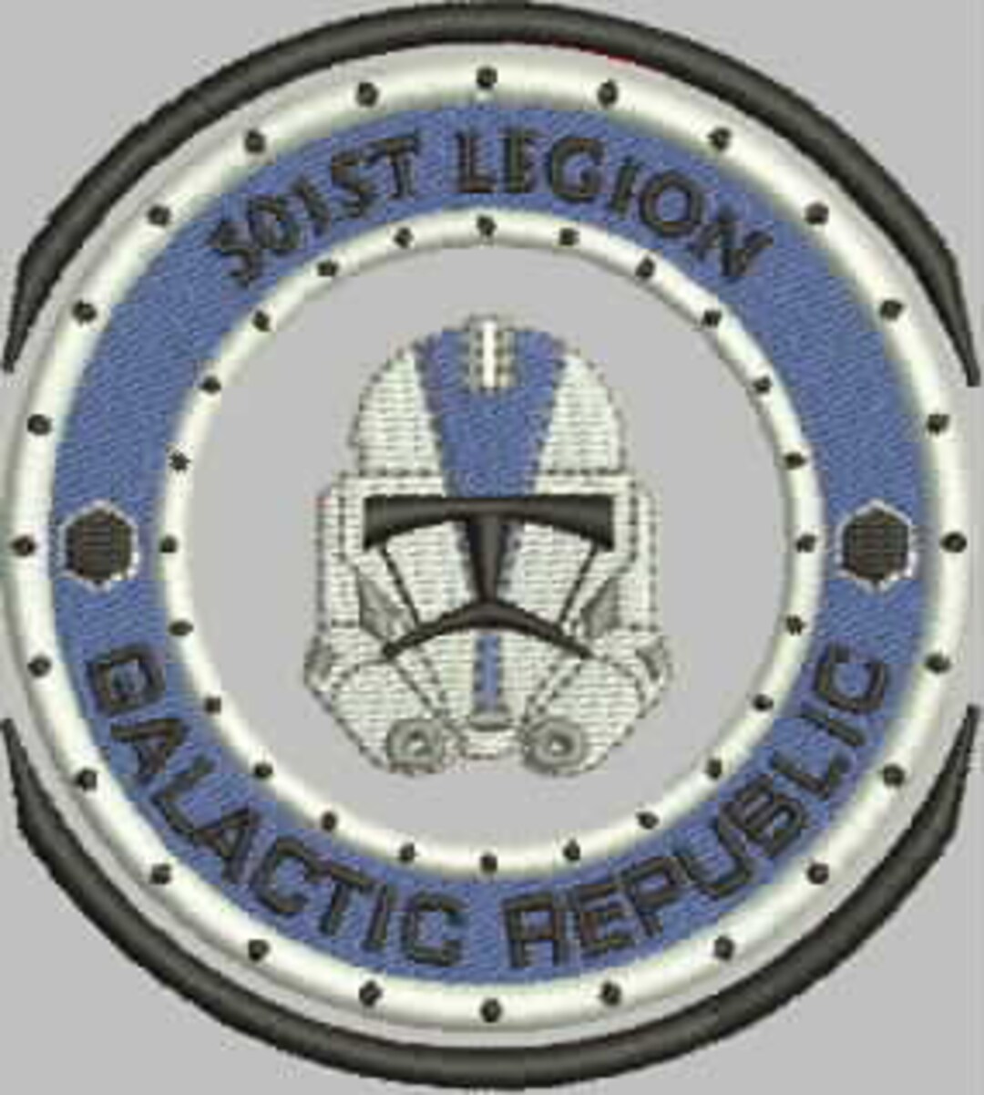 501st Legion Galactic Republic Patch Embroidery File - Etsy