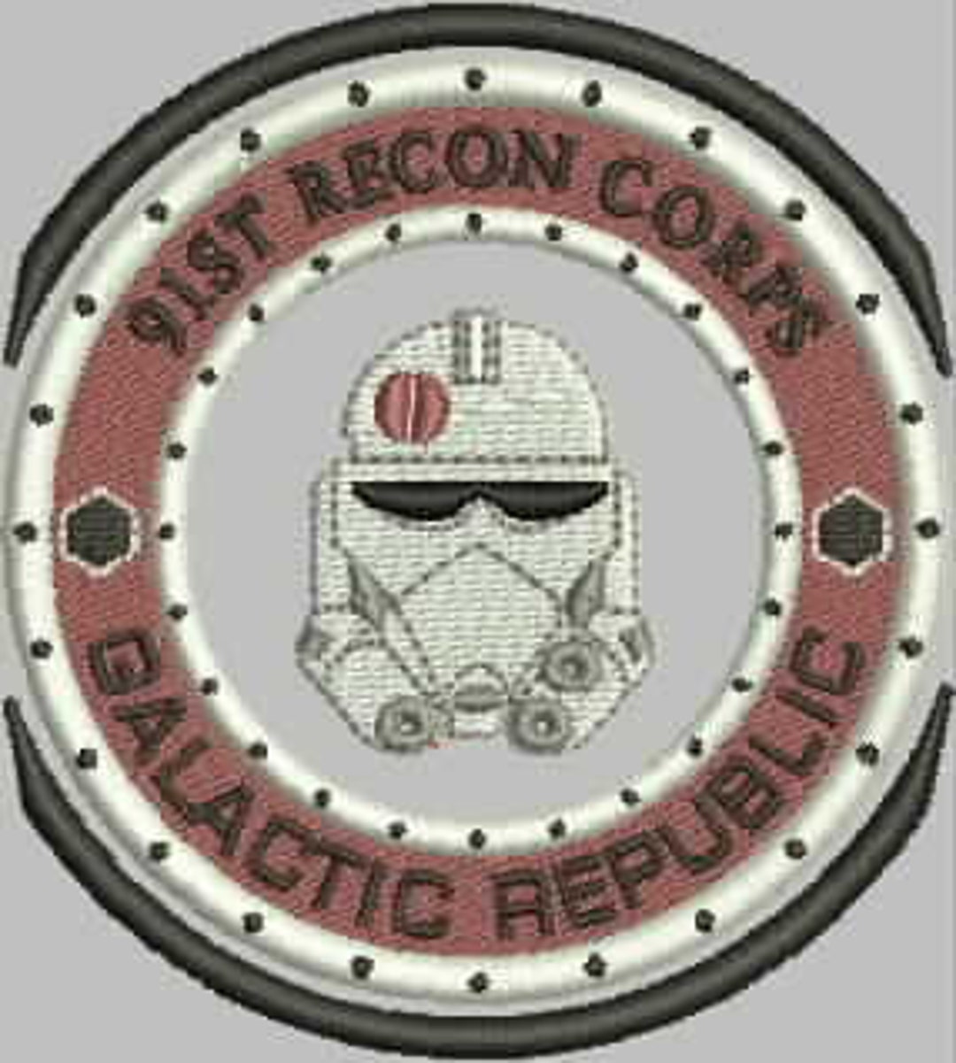 91st Recon Corps Galactic Republic Patch Embroidery File - Etsy
