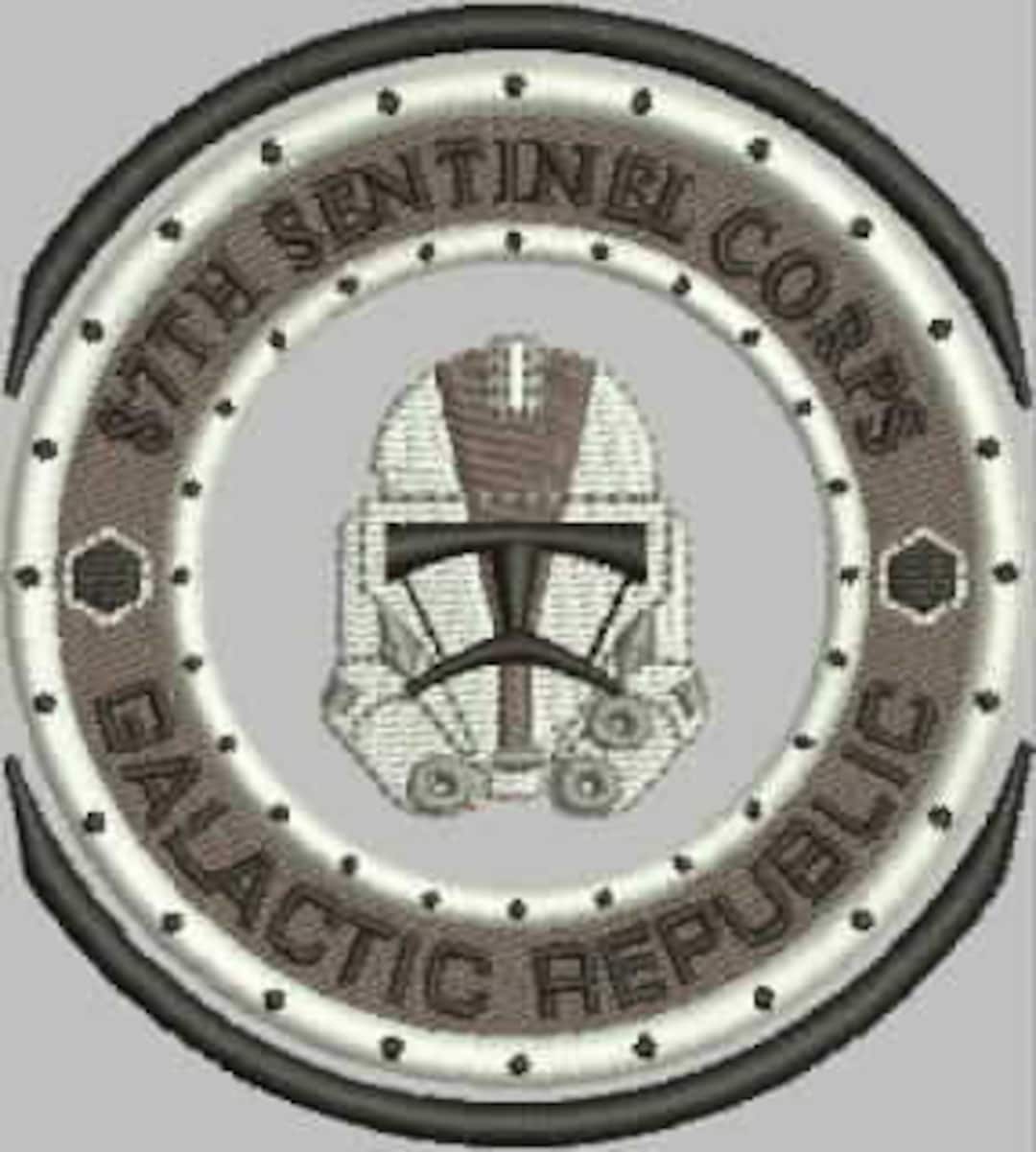 87th Sentinel Corps Galactic Republic Patch Embroidery File - Etsy