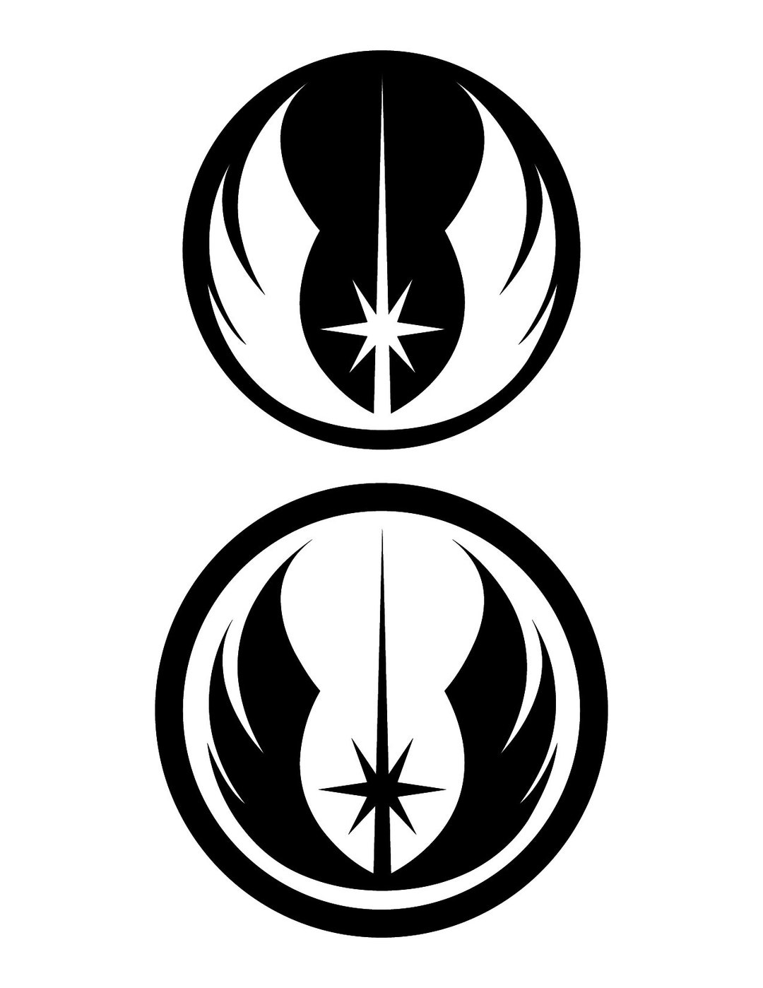 Star Wars Jedi Order Emblem Vector Art - Etsy
