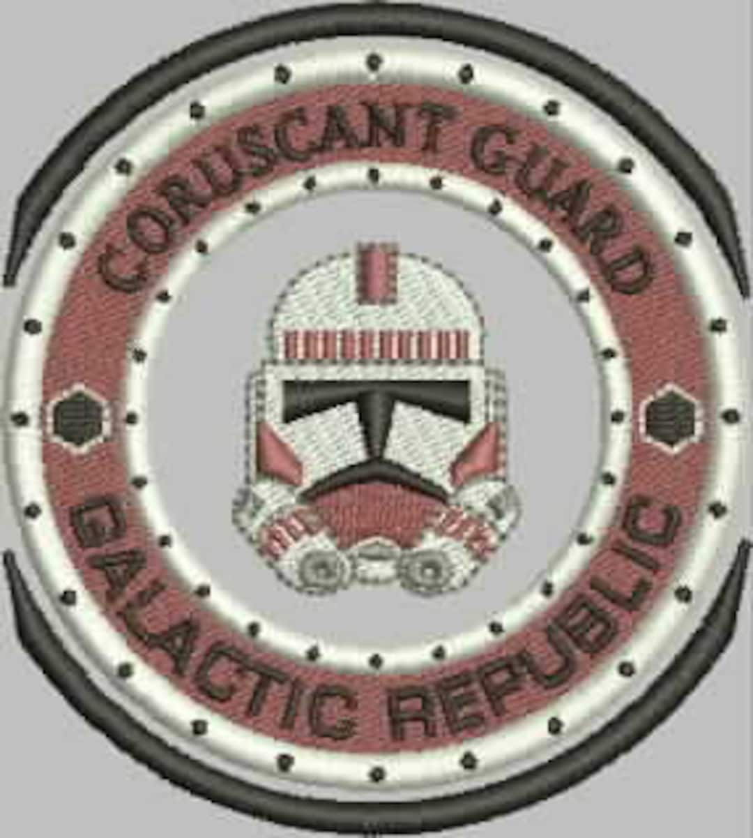 Coruscant Guard Galactic Republic Patch Embroidery File - Etsy