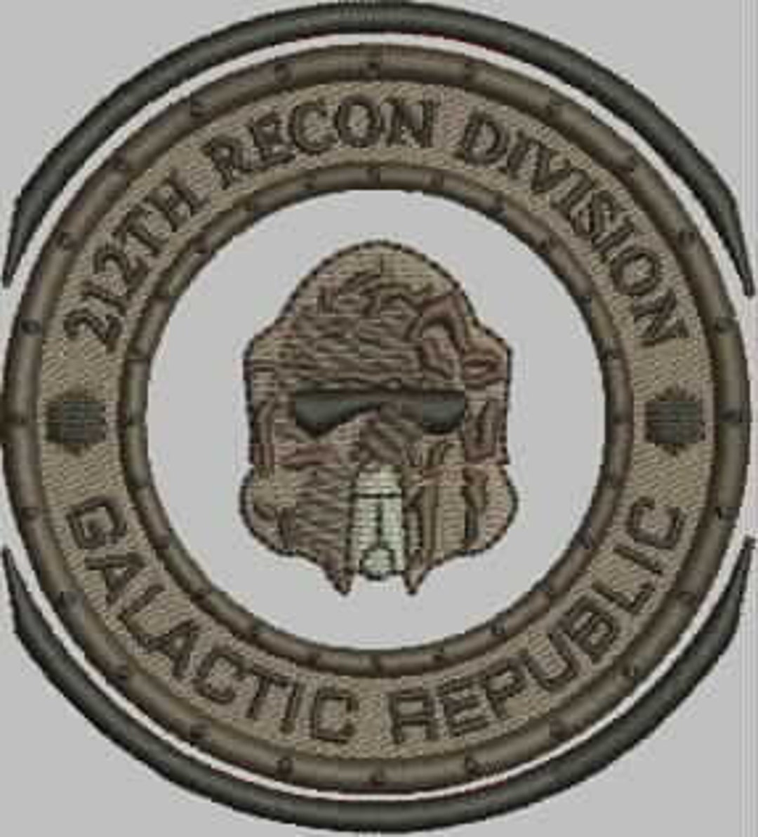 212th Recon Division Galactic Republic Patch Embroidery File - Etsy