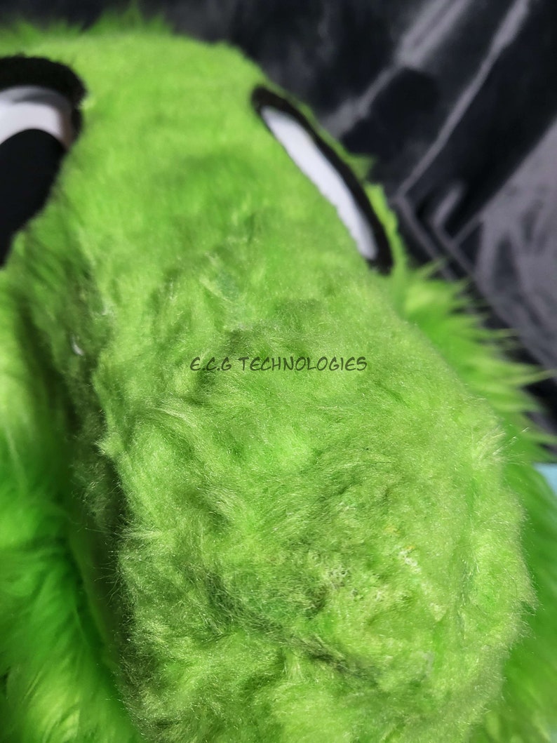 Green Worm on a String Fursuit Head / Mask / Cosplay Premade - Etsy ...