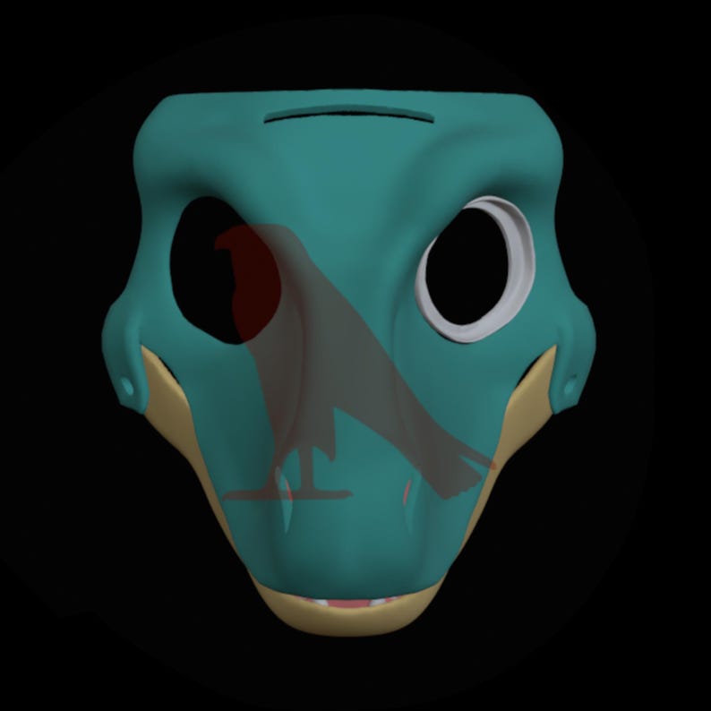 DIGITAL FILE - Toony Raptor Full Head Base! READ - Etsy