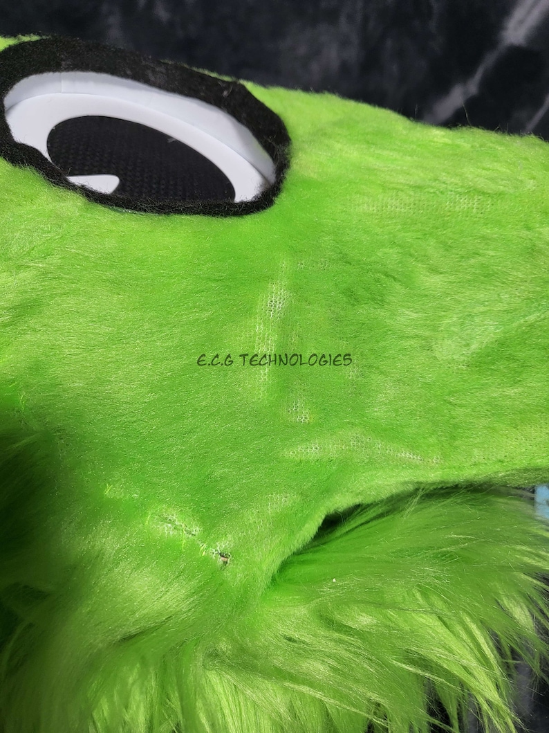 Green Worm on a String Fursuit Head / Mask / Cosplay Premade - Etsy ...