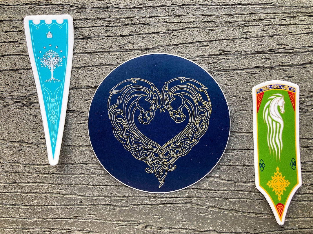 Middle Earth Banners Vinyl Sticker Pack - Etsy