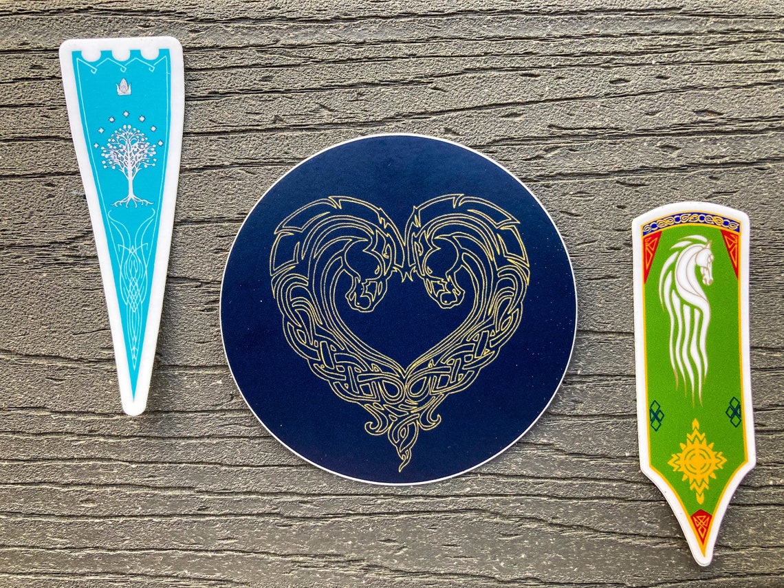 Middle Earth Banners Vinyl Sticker Pack - Etsy