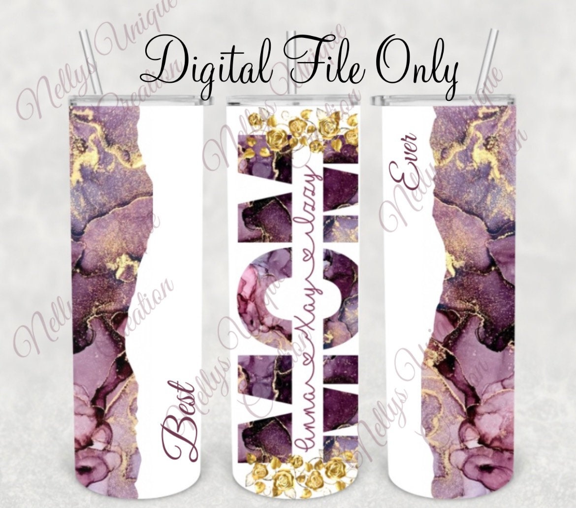 Mom Sublimation Png Wrap, 20oz Straight Tumbler Sublimation Png ...