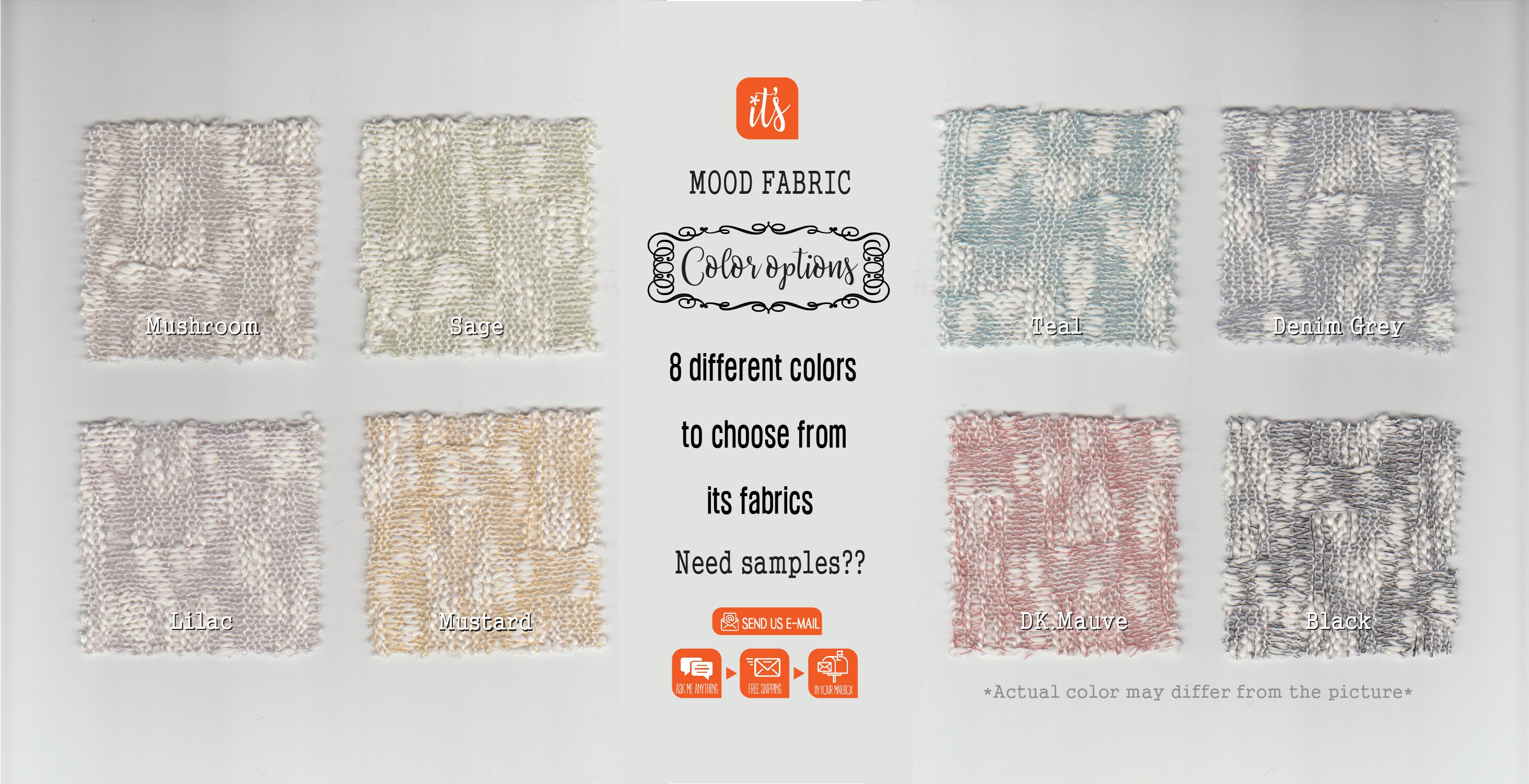 Two-tone Sweater Knit MOOD Fabric by the yard Various color | Etsy