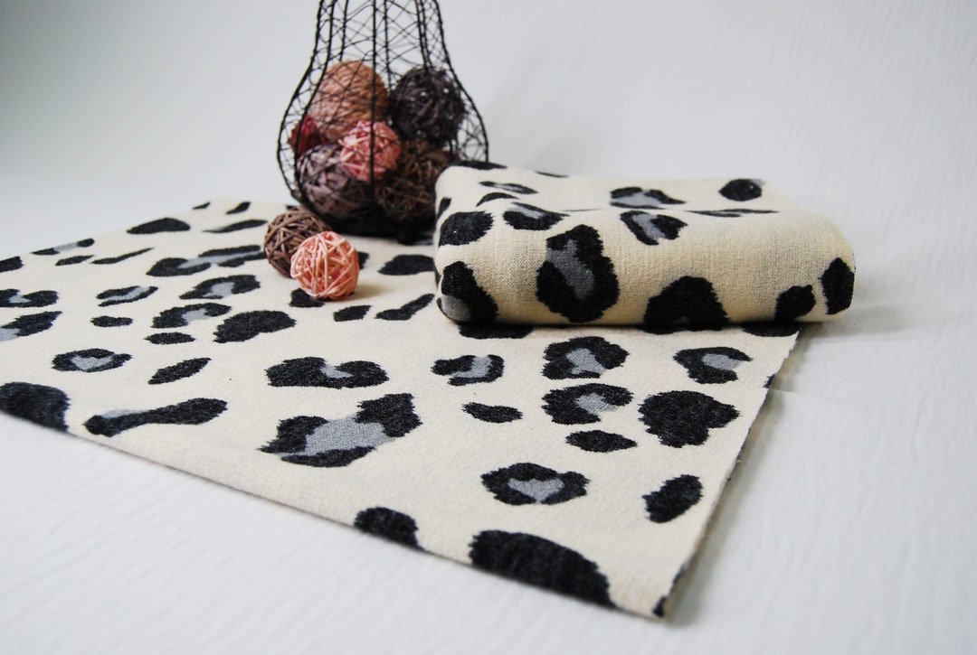 TR Hair MIR LEOPARD Print Fabric by the Yard, Soft Hand Feel With Light to Medium Weight - Etsy