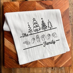 Personalized Sign Language Gift / Sign Language Christmas Gift / Sign ...