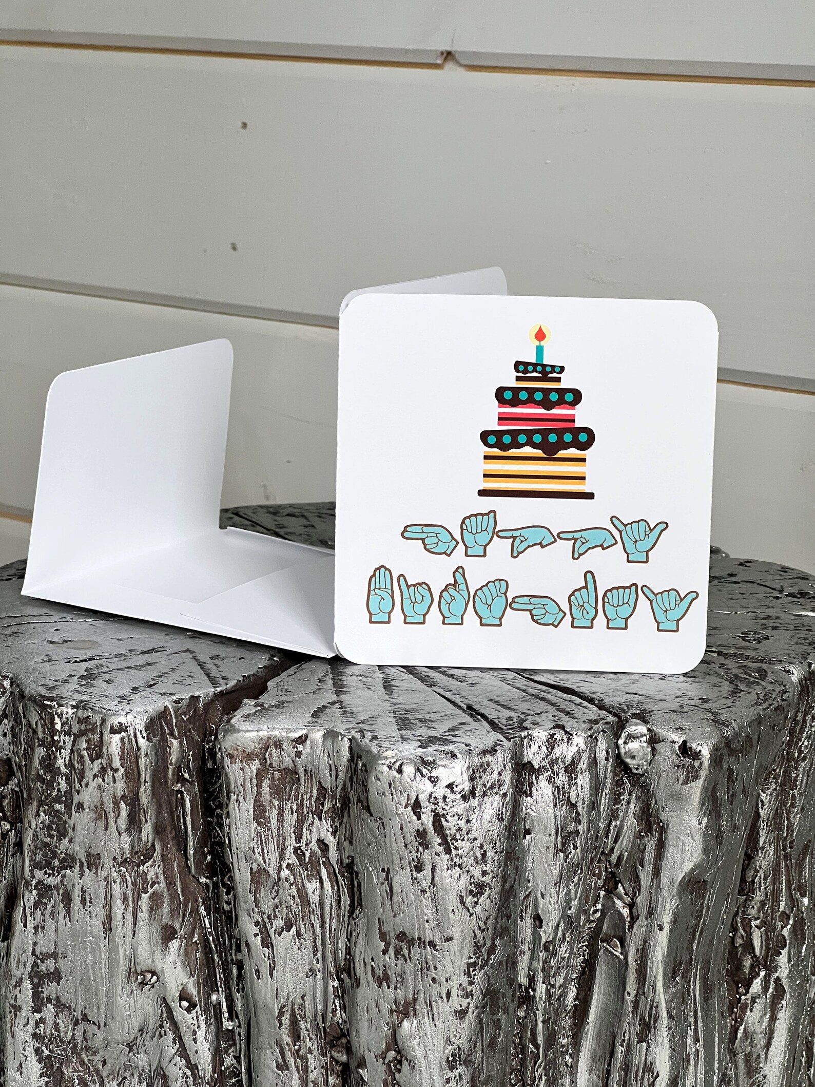 Sign Language Birthday Card / ASL Happy Birthday Card / Sign | Etsy