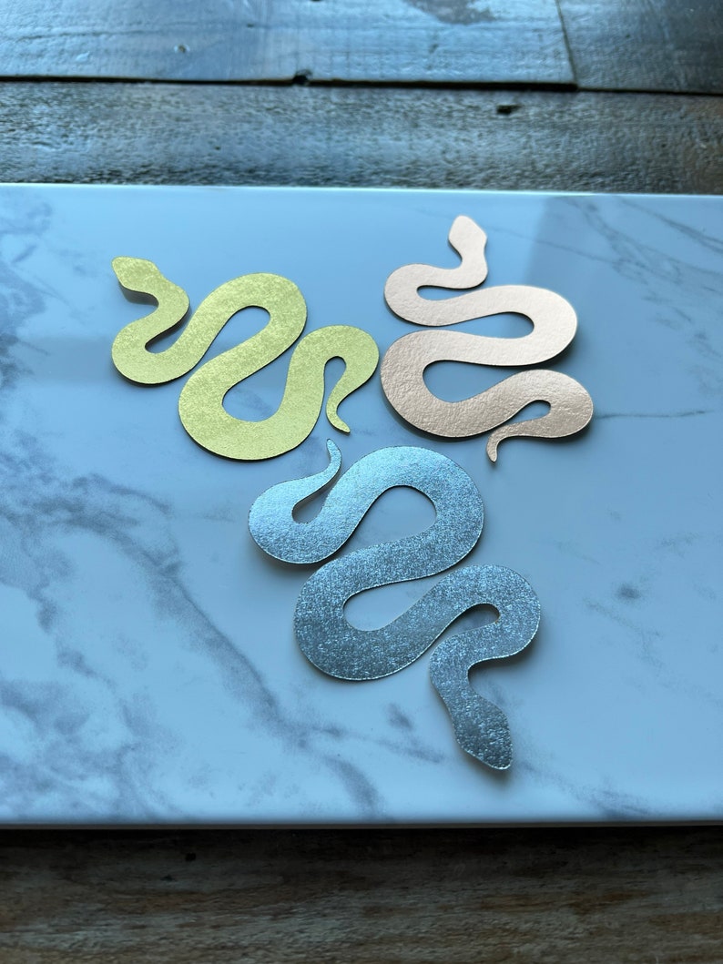 Serpentine Bookmarks / Snake Bookmark Set / Gothic Halloween - Etsy