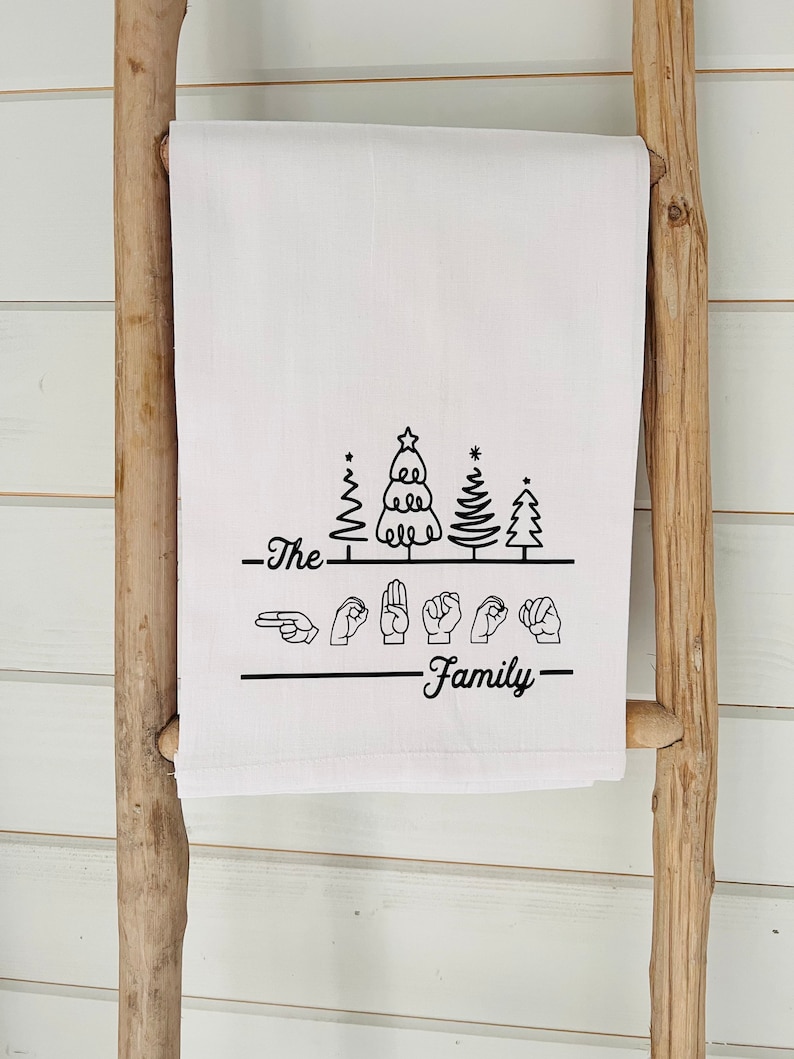 Personalized Sign Language Gift / Sign Language Christmas Gift / Sign ...