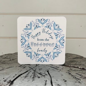 Personalized ASL Christmas Card / Sign Language Happy Holidays Card ...