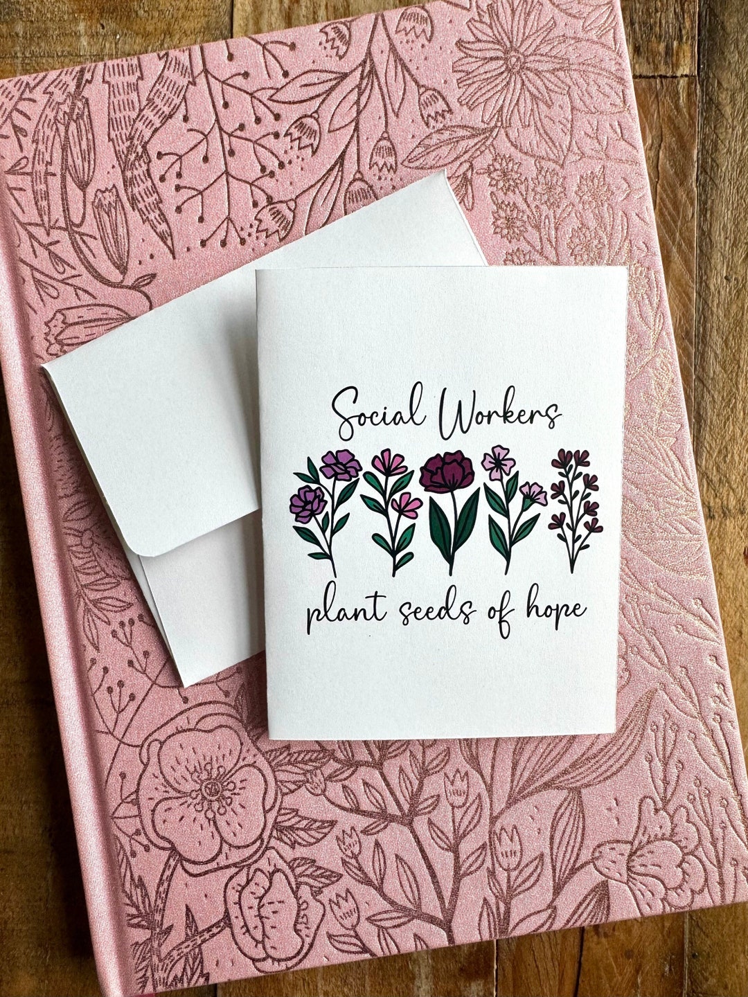 Social Worker Card / Gift for Social Worker / Greeting Card / MSW Gift ...