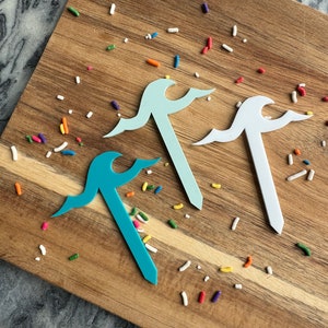Ocean Wave Cake Topper Set / Beach Theme Party / Ocean Cake Topper ...