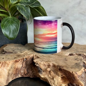 Color Changing Sunrise Mug / Sunset Beach Mug / Heat Sensitive Mug ...