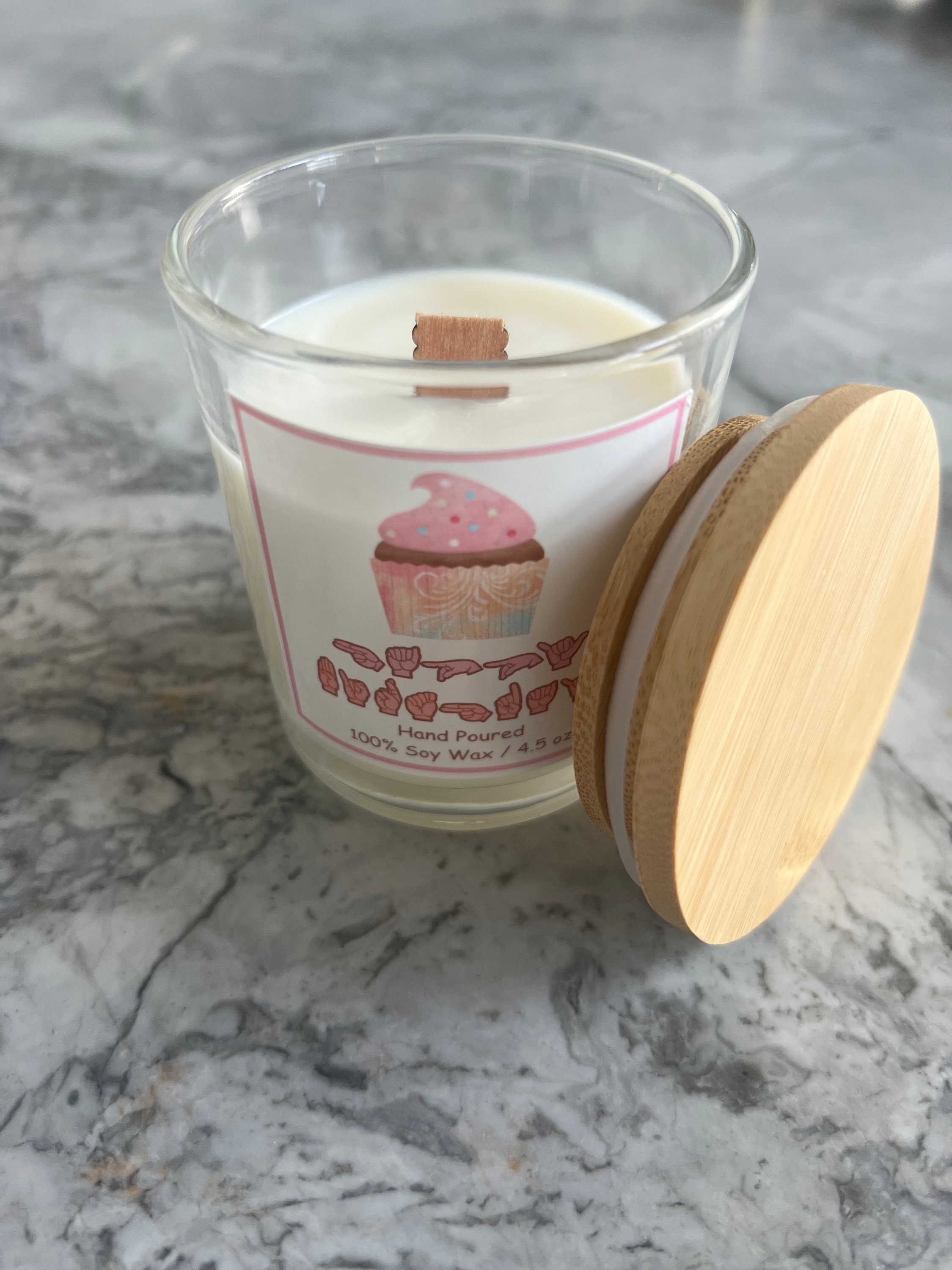ASL Candle Set / Sign Language Birthday Gift / ASL Gift for Her ...