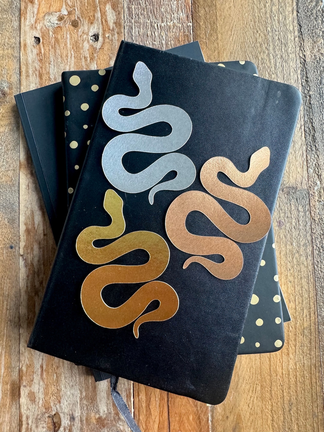 Serpentine Bookmarks / Snake Bookmark Set / Gothic Halloween Bookmark ...