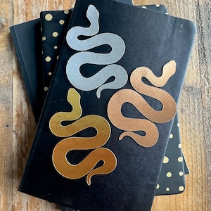 Serpentine Bookmarks / Snake Bookmark Set / Gothic Halloween Bookmark ...