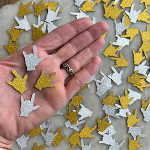 ASL Confetti / Sign Language Confetti / ASL I Love You / Sign Language ...