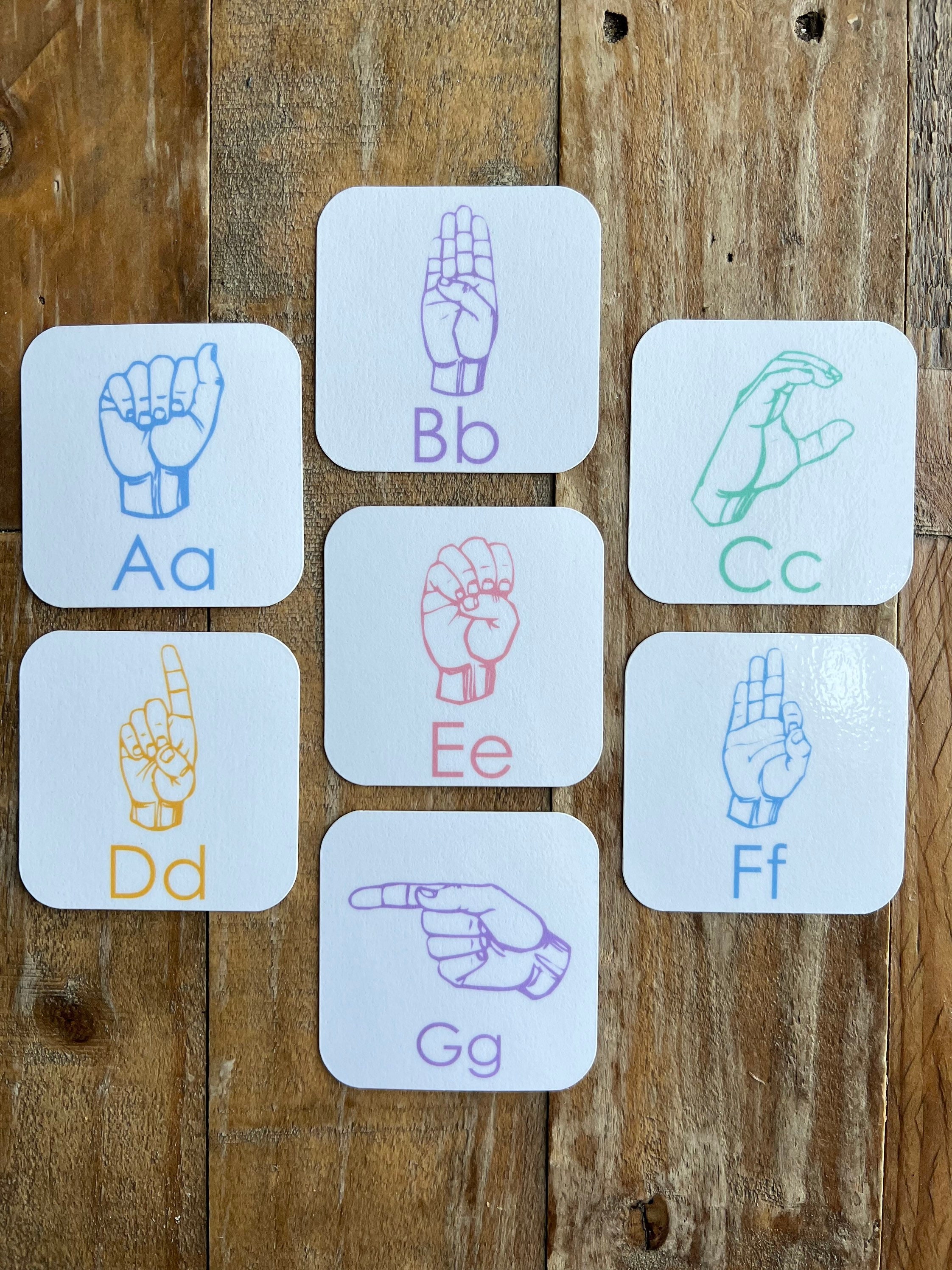 Free Printable Flashcards: Sign Language Alphabet, 41% OFF
