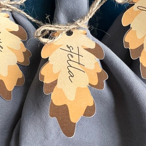 Personalized Thanksgiving Place Cards / Custom Thanksgiving Name Tags ...