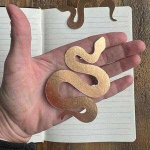 Serpentine Bookmarks / Snake Bookmark Set / Gothic Halloween Bookmark ...