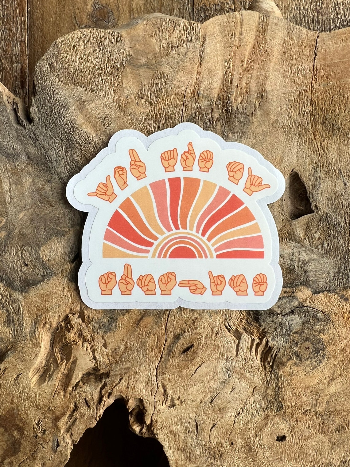 Sign Language Sticker / ASL Decal / You Are My Sunshine Stocker / ASL ...