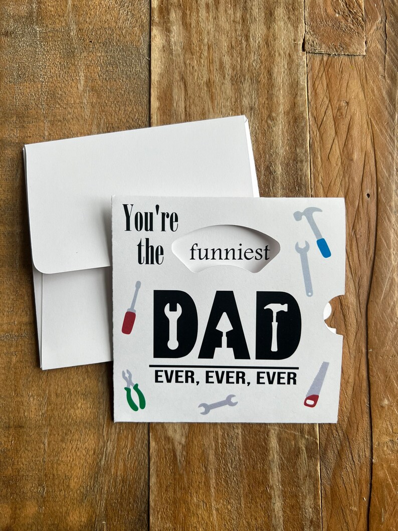 Interactive Fathers Day Card / Best Dad Ever Card / Card for - Etsy