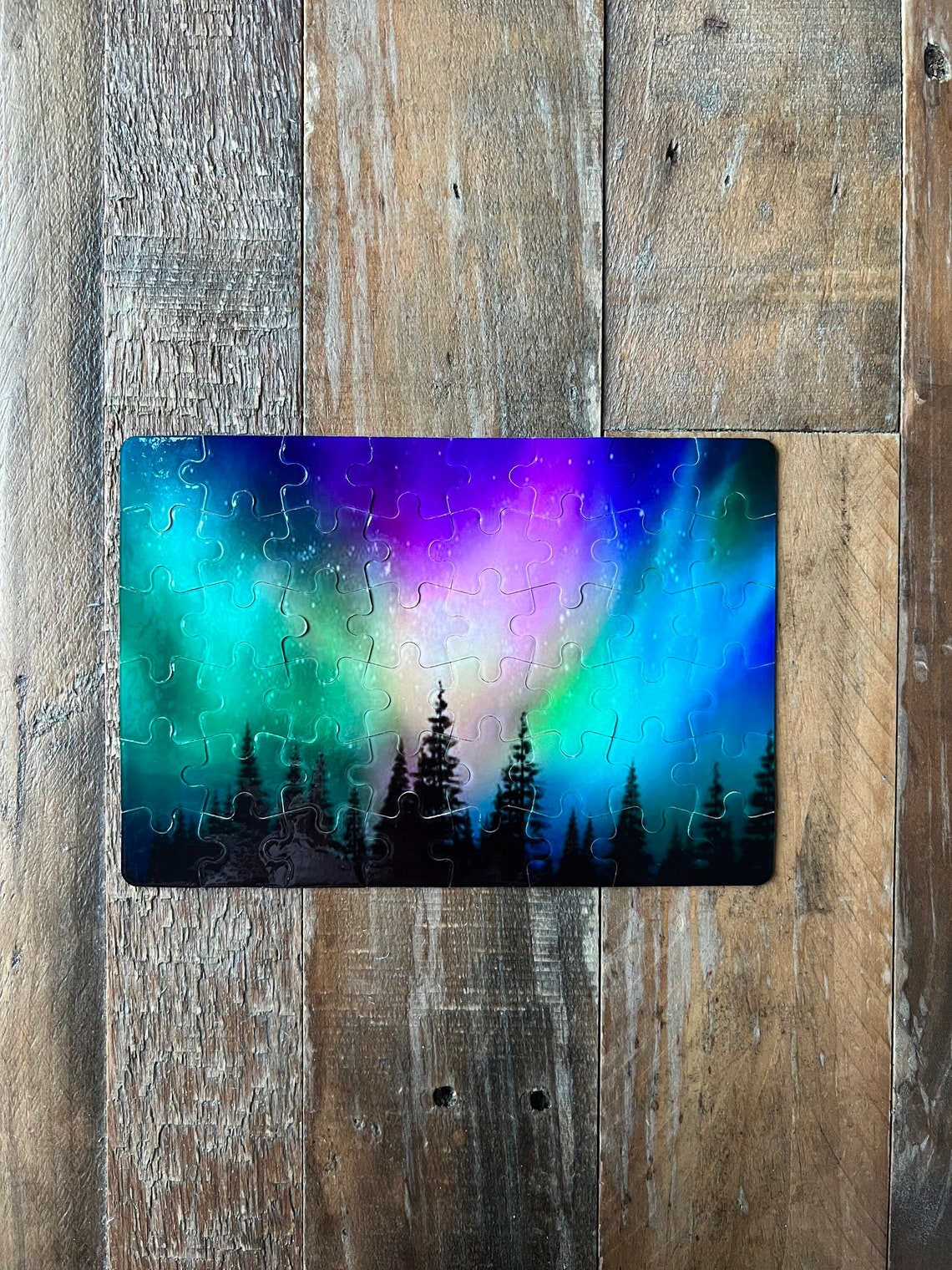 Northern Lights Puzzle / Polar Lights Jigsaw Puzzle / Alaska Gift ...