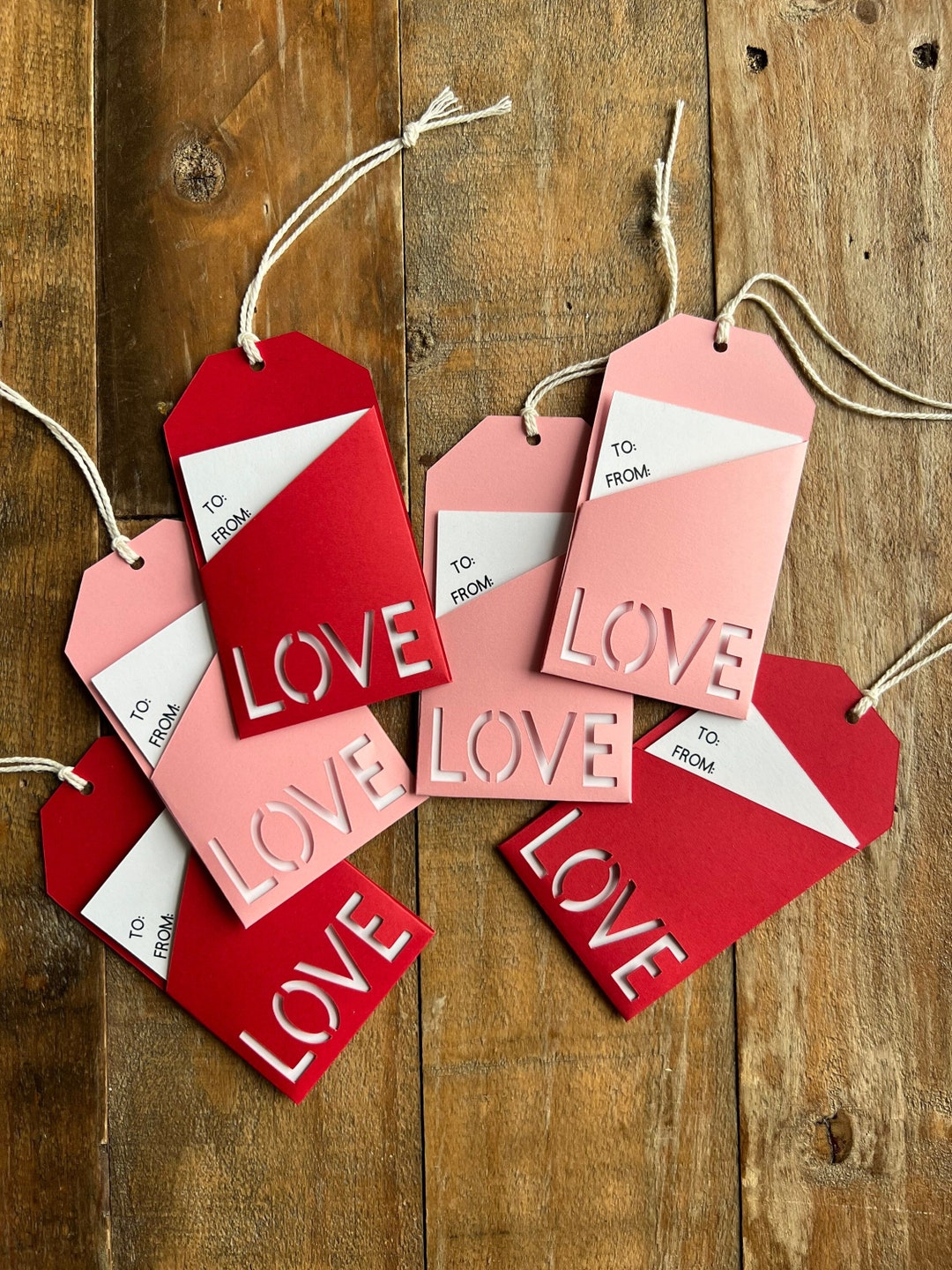Valentines Day Gift Card Holders / Valentine’s Day Gift Tag / Gift Card ...