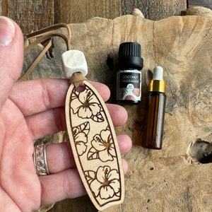 Wood Car Diffuser for Essential Oils / Hanging Car Freshner / Wood ...